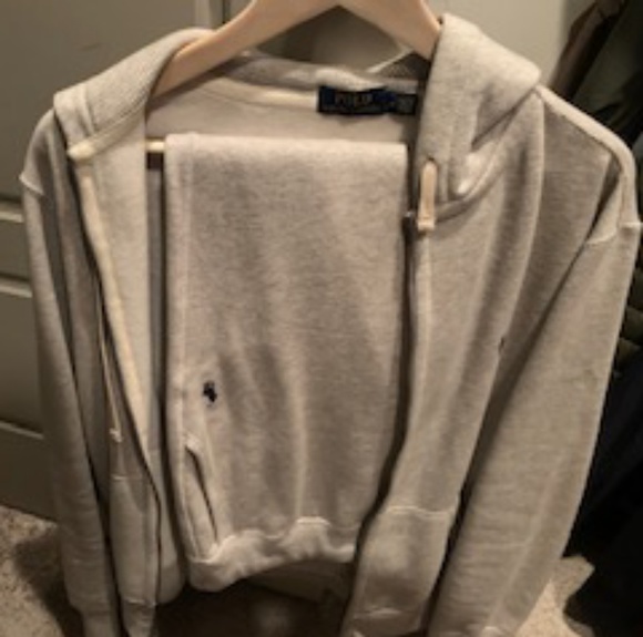 Polo Ralph Lauren | Jackets & Coats | Grey Polo Sweat Suit | Poshmark